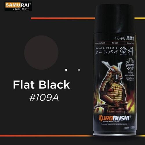 Jual PYLOX SAMURAI PAINT CAT SEMPROT WARNA HITAM DOFF 109A WARNA ...