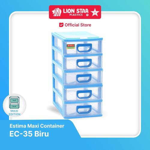 Promo LION STAR Laci Penyimpanan Estima Maxi Container M5 EC-35 - Merah Muda - Kab. Tangerang ...