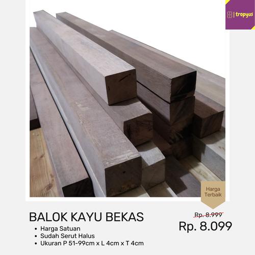 Jual Balok Kayu 4x4 Ukuran Custom (Kayu Bekas Random) - Kota Tangerang ...