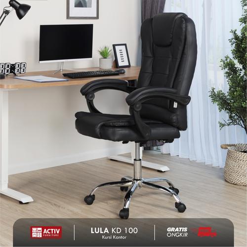 Promo Activ Kursi Kerja Minimalis / Kursi Kantor Executive / LULA KD 100 Cicil 0% 3x - Kab ...