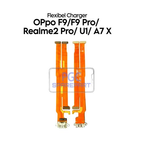 Jual Flexibel Konektor Charger Oppo F9 Realme 2 Pro / F9 Pro / U1 / A7 ...