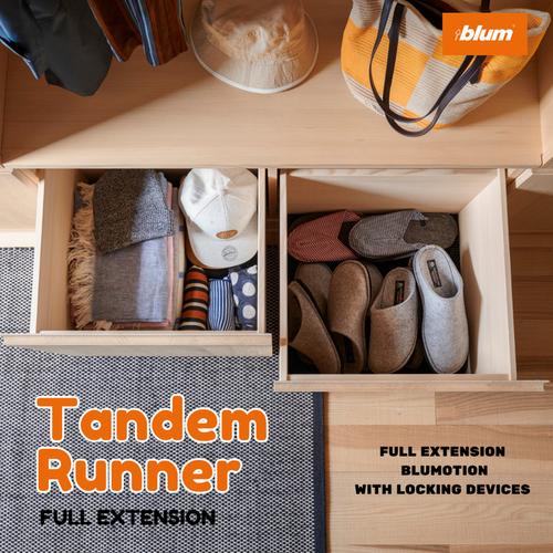 Jual [PROMO] Rel Tandem BLUM Full Extension Blumotion With Locking ...