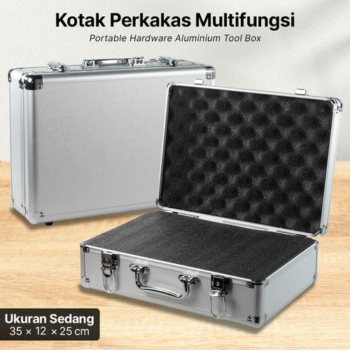 Jual Kotak Perkakas Multifungsi Portable Hardware Aluminium Tool Box ...