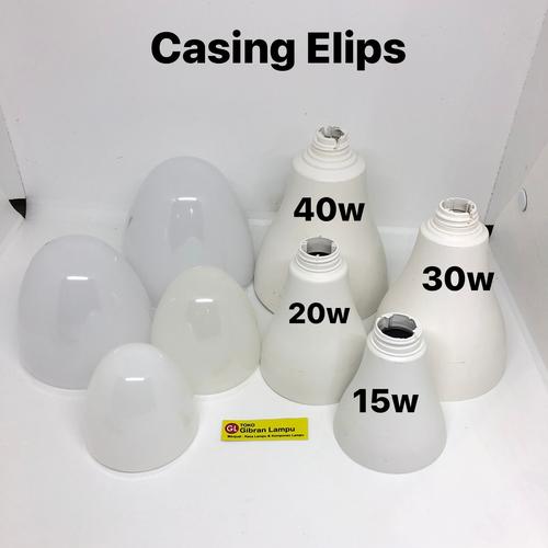 Jual Casing LED Elipse BM - Cover Lampu LED Model Elips - Kop Lampu ...