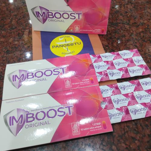Jual Imboost 1 Strip 10 Kaplet / Imunitas / Im Boost Imbost Imboos ...