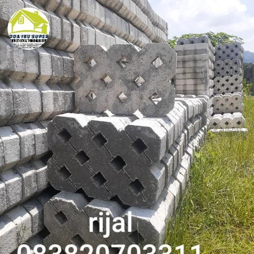 Jual grassblock paving block paving taman gras block grass block ...