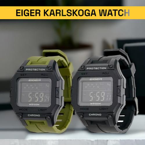 Jual Eiger KARLSKOGA WATCH - Jam Tangan Pria - Original - Hitam - Kota ...