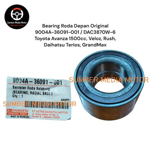 Jual Daihatsu Bearing Roda Depan Original 9004A-36091-001 Toyota Avanza ...