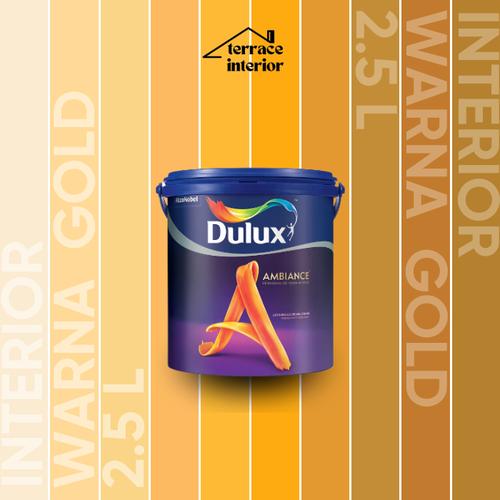 Jual Cat Tembok Dulux Ambiance Interior 2.5L Gold Gloss - Aztec Sunrise ...
