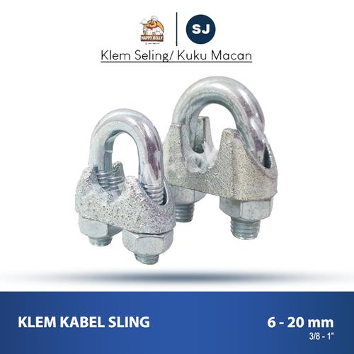 Jual Klem Seling 6MM / 8mm / 10mm / 20mm Kuku Macan 6MM / Clamp Seling ...