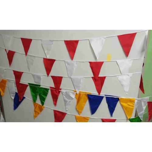 Jual Bendera segitiga renteng merah putih & warna warni 5 meter / bahan kain bendera umbul umbul ...