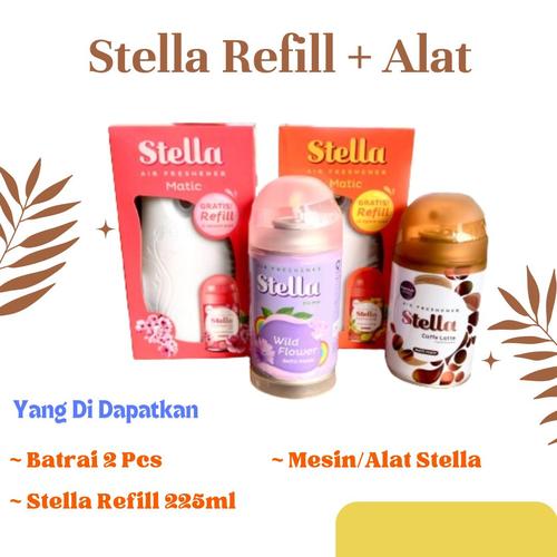 Jual STELLA Matic Set Air Freshener Dispenser Automatis Ruangan ...