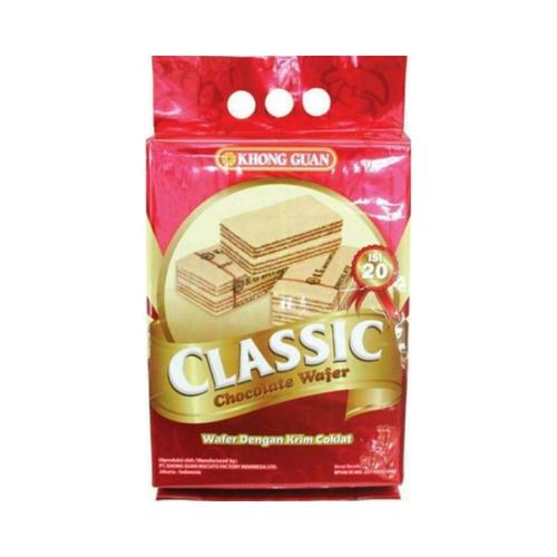 Jual Cod / Khong guan classic wafer chocolate 350 gr x 12 pcs / Khong ...
