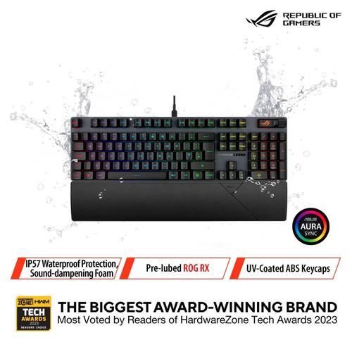 Jual Keyboard ASUS ROG Strix Scope II RX Mechanical Gaming Keyboard ...