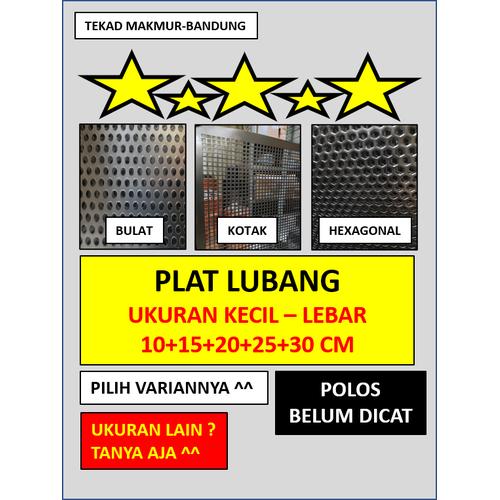 Jual Plat Ram Lubang - Potongan Kecil - Besi Lubang Hexagonal & Bulat ...