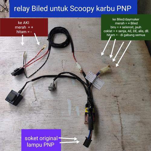Jual relay Biled Scoopy karbu PNP - Kota Bandung - LED HID motor ...
