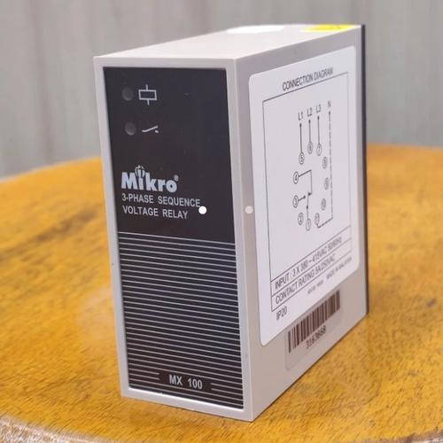 Jual MIKRO MX100 PHASE failure relay & sequence potensio LED - Jakarta ...