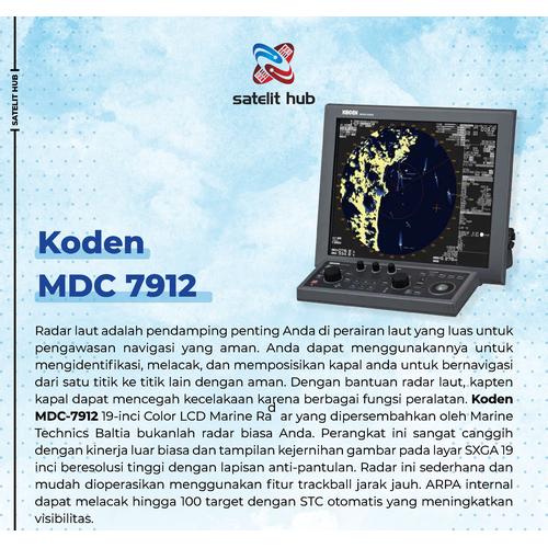 Jual Koden MDC-7912 Marine Radar - Jakarta Barat - SATELIT HUB | Tokopedia