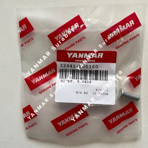Jual Rivet / Paku pisau Combine Yanmar YH AW 22641-500160 Original ...