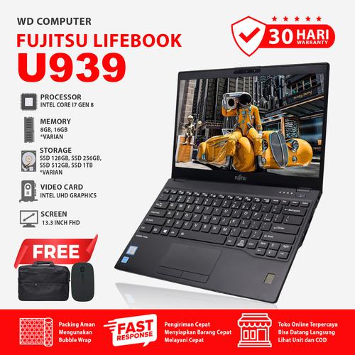 Promo Laptop Fujitsu Lifebook U939 I Core I7 Gen 8 I Ram 8 Gb I Ram 16 ...