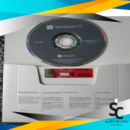 Jual Windows 11 Pro Full Box Oem - Jakarta Selatan - Suprame COA ...
