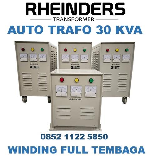 Jual Auto Trafo 30 Kva / Step down Rheinders 30 KVA 3 Phase / Full Tembaga - Unit + Packing ...