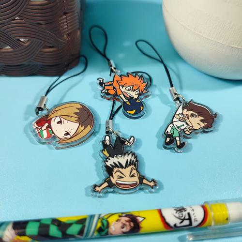 Jual Gantungan HP Anime Haikyuu Akrilik Bening -Hinata Kageyama Kenma ...