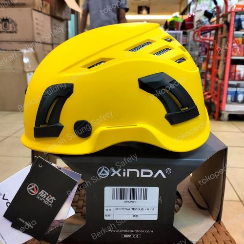 Jual Helm Safety Climbing Xinda Kuning Original / Safety Helmet ...