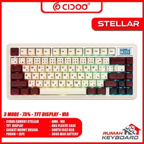 Promo MECHANICAL KEYBOARD - CIDOO ABM081 STELLAR - 75% - TFT DISPLAY ...
