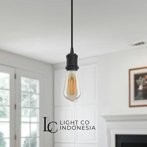 Jual Fitting lampu gantung e27 Black 100cm - Kota Denpasar - Light Co ...