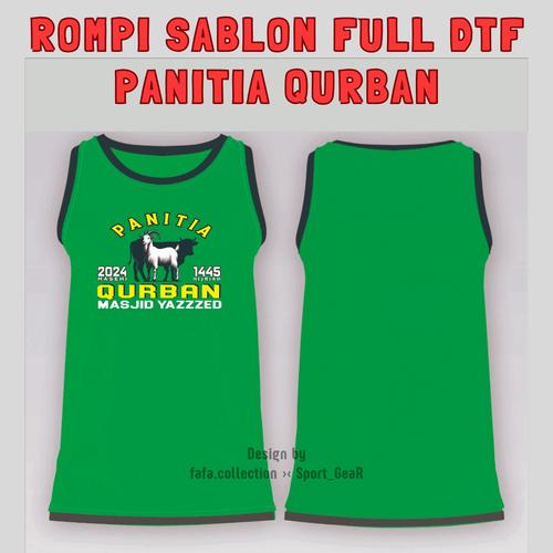 Jual ROMPI PANITIA QURBAN SABLON FULL DTF - Kota Surakarta - Sport GeaR ...