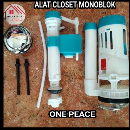 Promo ALAT CLOSET DUDUK MONOBLOCK ONE PIECE DUAL FLUSH/TANGKI NYATU ...