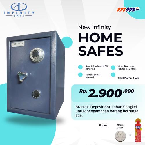 Jual Infinity Home Safes - Brankas Murah Tahan Bongkar - Abu Abu ...