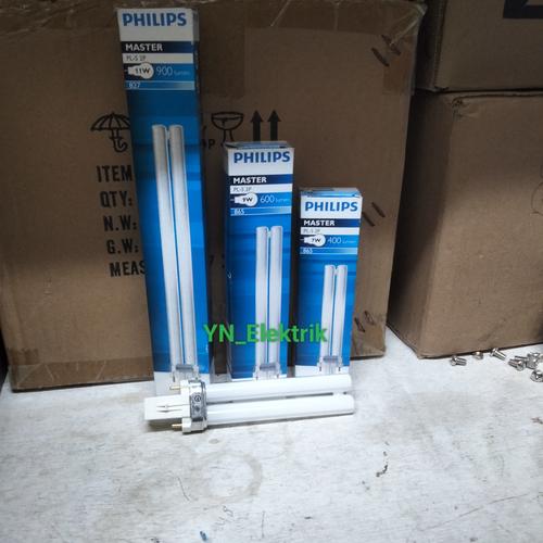 Jual Lampu PL-S Master 7Watt 9Watt 11Watt 2P Tusuk Philips - Daylight ...