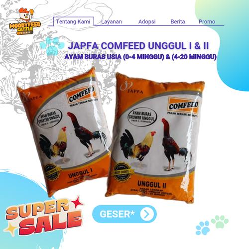Promo Pakan Ayam Buras Unggul I dan II Kemasan Pabrik 1 Kg Japfa ...