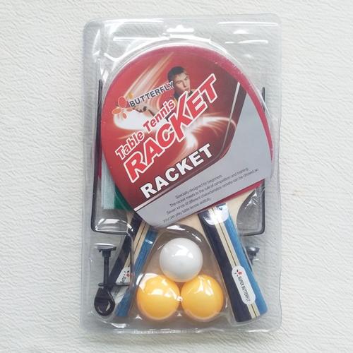 Jual 2PCS Full Set Bat Bed Bad Bat Tenis Meja Pingpong Karet Kayu Super ...