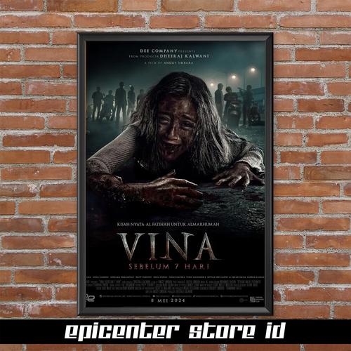 Jual Poster Vina Sebelum 7 Hari - Official + Frame - Hitam, 50x70 - Kab ...