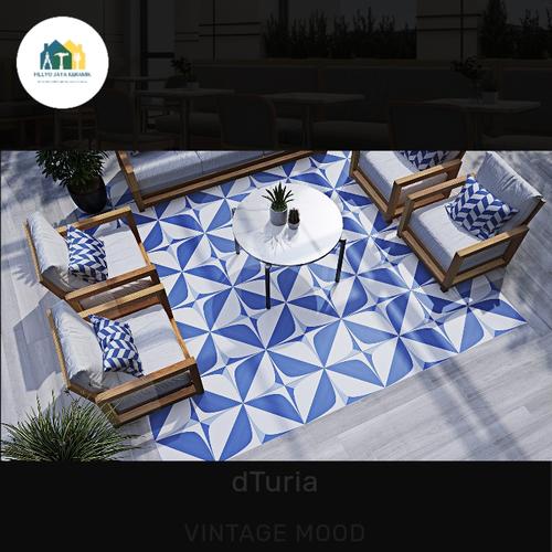 Jual Granit Roman 30x30 dTuria (motif floral klasik estetik Matt) grade ...