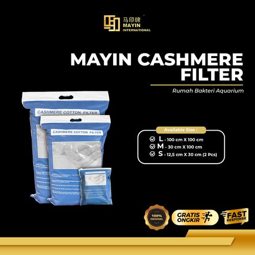 Jual Mayin Cashmere Cotton Filter mekanis kapas busa aquarium ikan ...