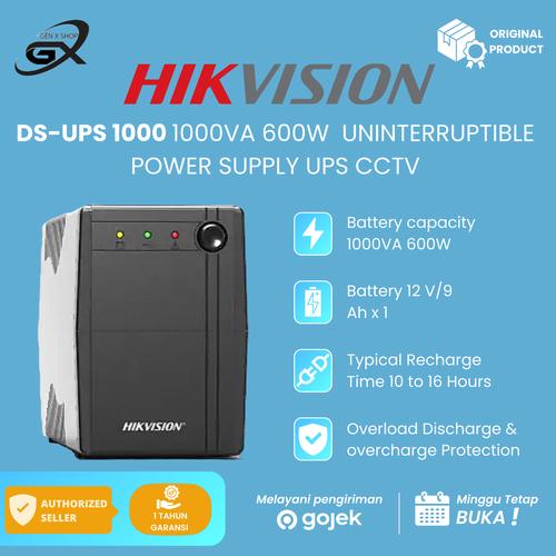 Jual HIKVISION DS-UPS 1000 1000VA 600W UNINTERUPTIBLE POWER SUPPLY UPS ...
