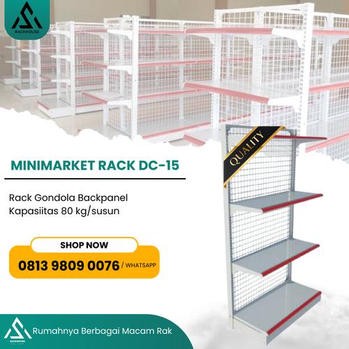 Jual Rak Minimarket/ Rak Jaring/ Rak Swalayan Serbaguna - T120XP90XL41 ...