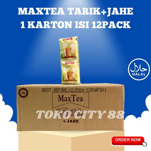 Jual Max Tea Tarik + Jahe ( 10 pcs/renceng ) / Minuman Teh Tarik+Jahe 1 ...