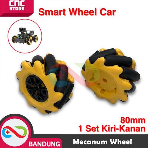 Jual MECANUM WHEEL RODA ROBOT OMNI-DIRECTIONAL OMNI WHEEL 80MM SMART ...