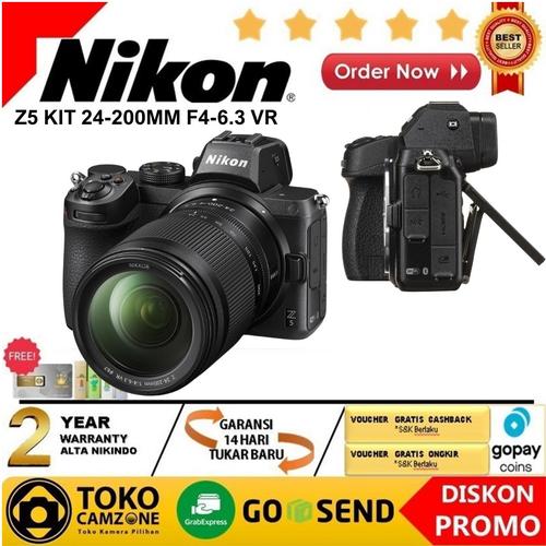 Jual Nikon Z5 kit 24-200mm f4-6.3 VR Kamera Mirrorless - Garansi Resmi ...