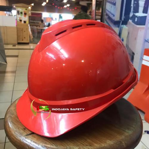 Jual Helm Safety MSA Ventilasi Putih Safety Helmet Msa V-gard Vented ...