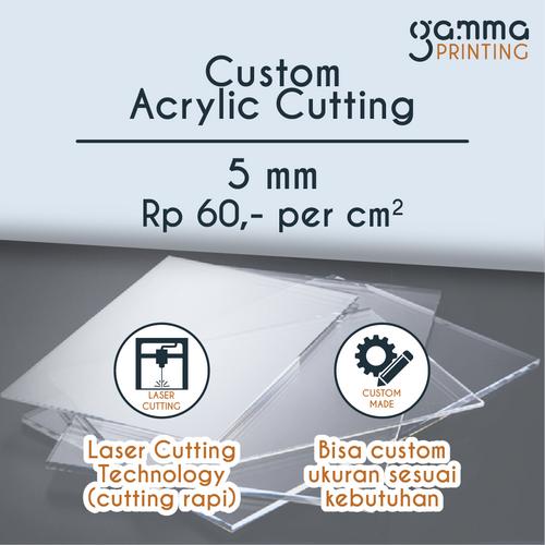 Jual Akrilik 5 mm Custom Laser Cutting Marga Cipta / Potongan Acrylic ...