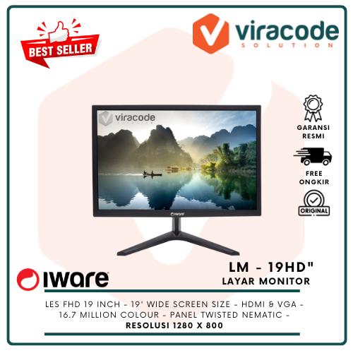 Jual LED Display Monitor HD Resolusi 19 Inc Wide Screen Iware LM19HD ...