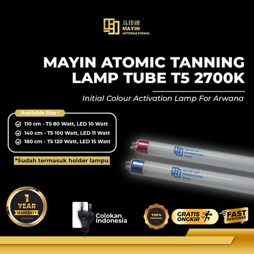 Jual MAYIN Atomic Tanning Lamp Tube T5 flourescent 2700k Ikan Arowana ...