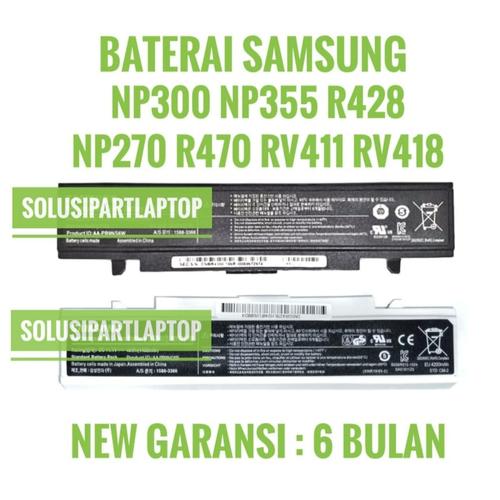 Jual Baterai Samsung NP300 NP300E4X NP305 NP355E4X R408 R428 AA-PB9NC6B ...
