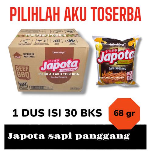 Jual JAPOTA Keripik Kentang SAPI PANGGANG BEEF BBQ 68 gr - ( HARGA 1 ...